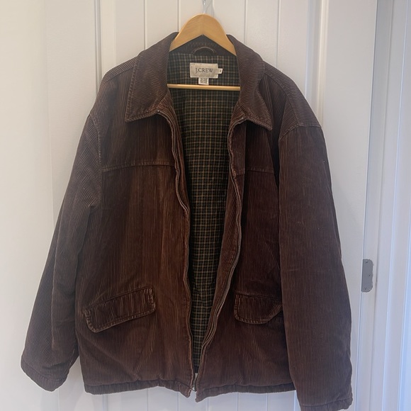 J. Crew | Jackets & Coats | Vintage Mens Brown Corduroy Jcrew Xl Jacket ...